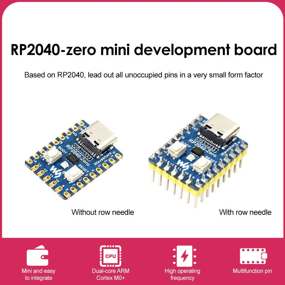 Rp2040 Zero Rp2040 For Raspberry Pi Microcontroller Pico Development Board Module Dual Core