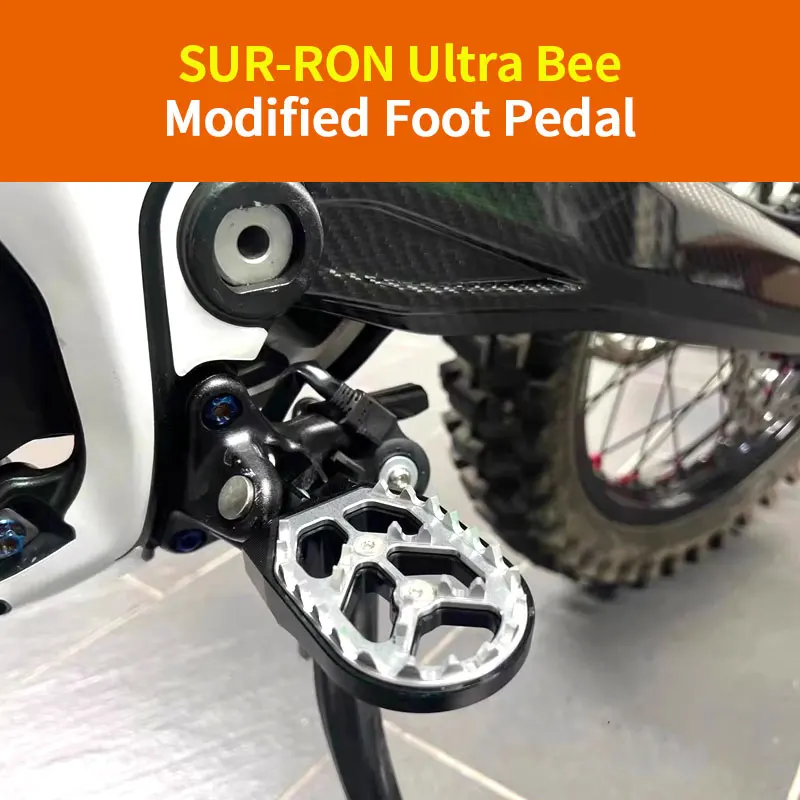 For-SURRON-Ultra-Bee-Left-And-Right-pedal-Kit-Off-road-Dirtbike-sur-ron ...