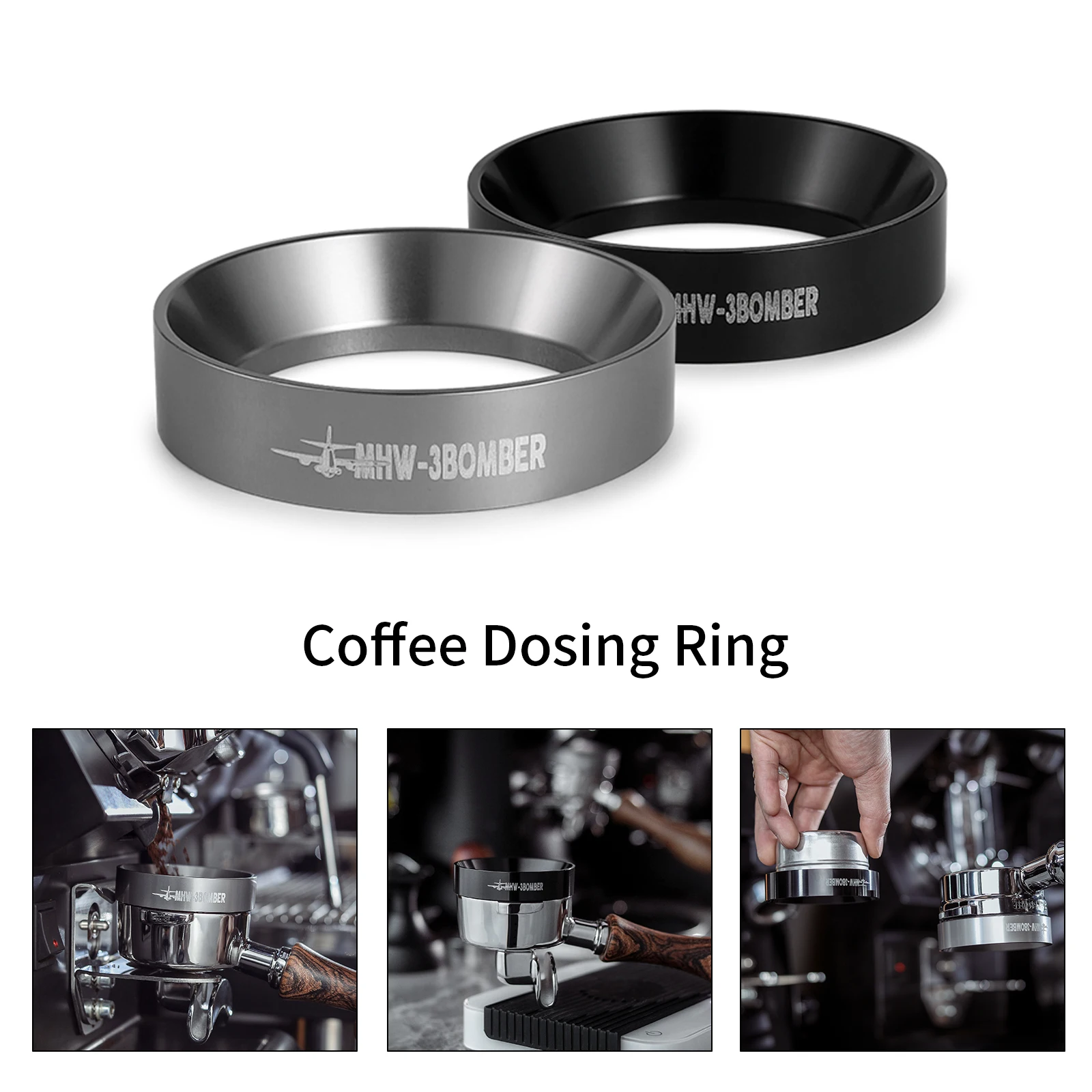 MHW-3BOMBER-58mm-Magnetic-Coffee-Dosing-Funnel-Compatible-with-58MM ...