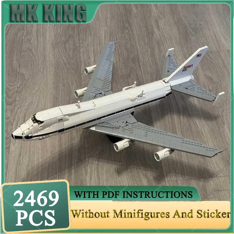 Aerial Fighter Model Moc Building Blocks 747 SCA Aircraft Model ...
