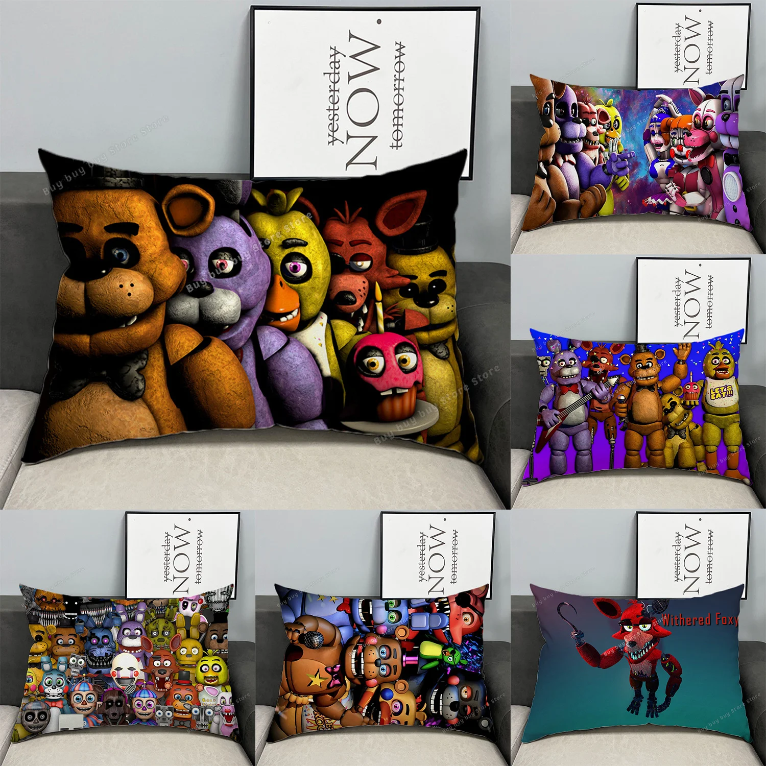FNAF-funda-de-almohada-larga-de-Anime-Five-Nights-At-Freddys-Foxy ...