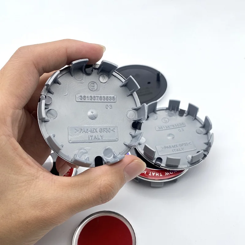 Cubierta de cubo de rueda para coche, emblema para centro de rueda con logotipo del 50 ...