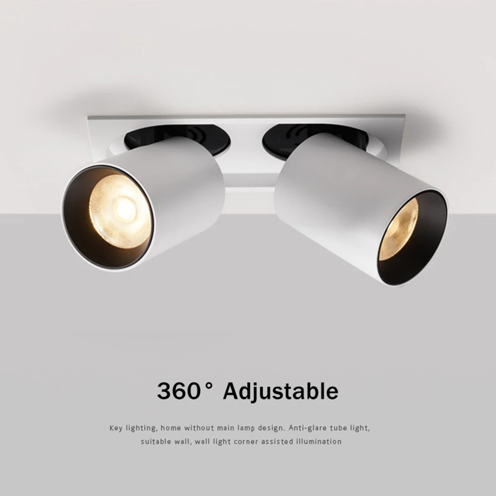 Recessed-Ceiling-LED-Spot-Light-Rotating-Ceiling-Lamp-Dimmable ...