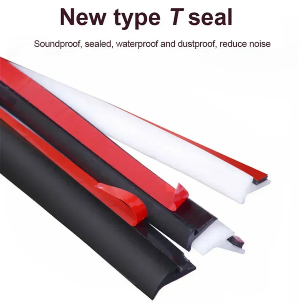 Car Rubber Sealing Strip 5M T-Type Rubber Sealing Dustproof Sealant ...