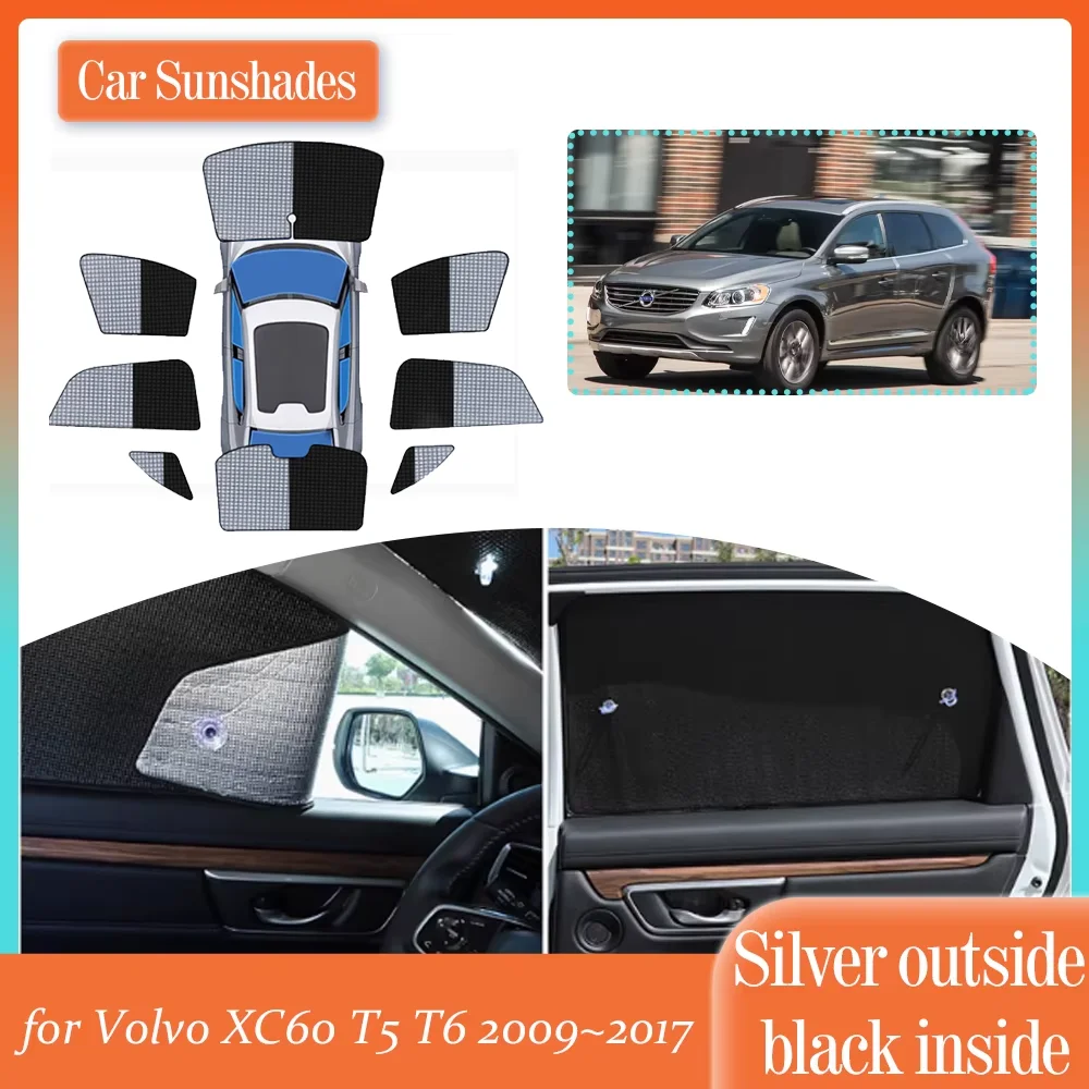 Car SunShade for Volvo XC60 T5 T6 2009~2017 2010 Side Roof Windows Sun ...