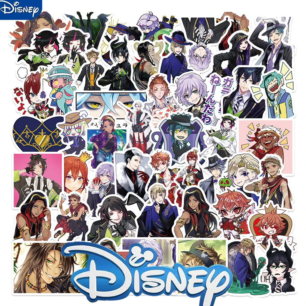 50Pcs-Disney-Twist-Wonderland-Stickers-Anime-Sticker-Notebook ...