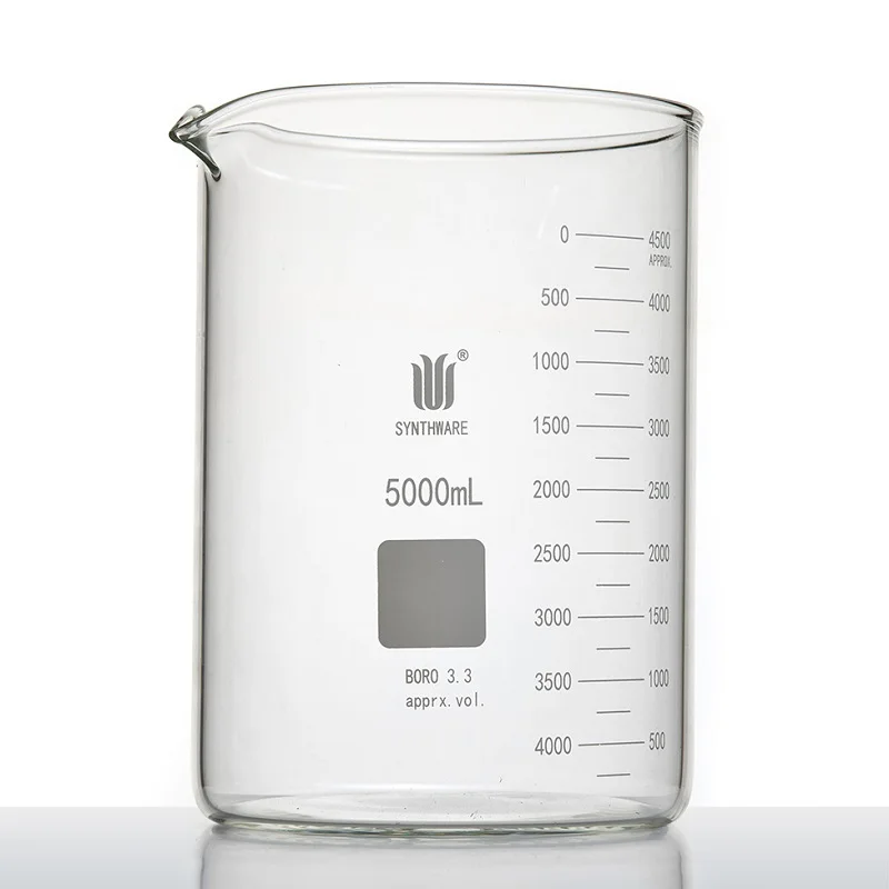 SYNTHWARE-Thick-walled-beaker-Double-scale-mark-HEAVY-WALL-BEAKER-LOW ...
