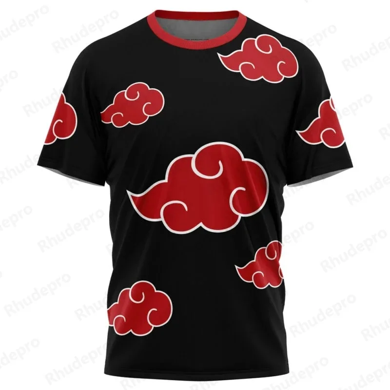 Black-Aloha-Akatsuki-Naruto-T-Shirt-2024-New-Fashion-Summer-Men-Tee ...
