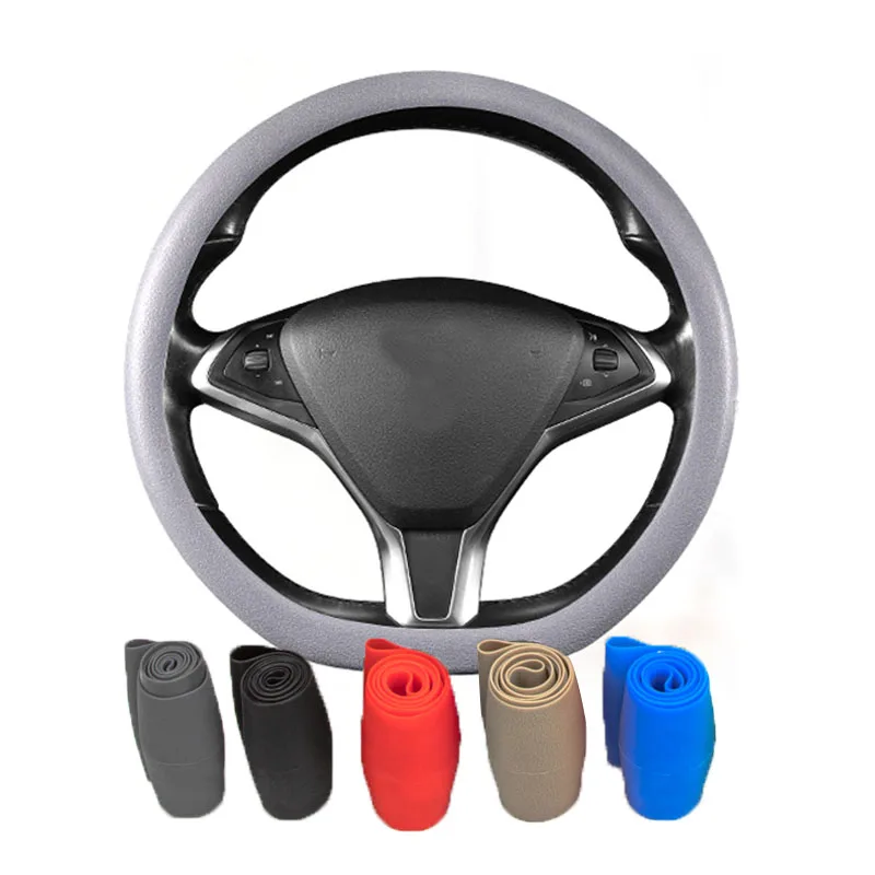 Volant de voiture universel en silicone, couvre isotcover élastique ...