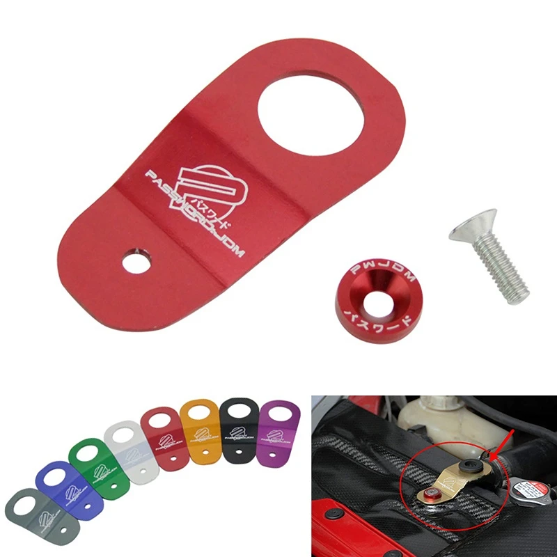 JDM-Aluminum-Radiator-Stay-Mount-Kit-Modification-Universal-Water-Tank ...