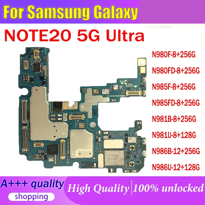 Placa-l-gica-desbloqueada-100-probada-para-Samsung-Galaxy-Note-20-placa ...