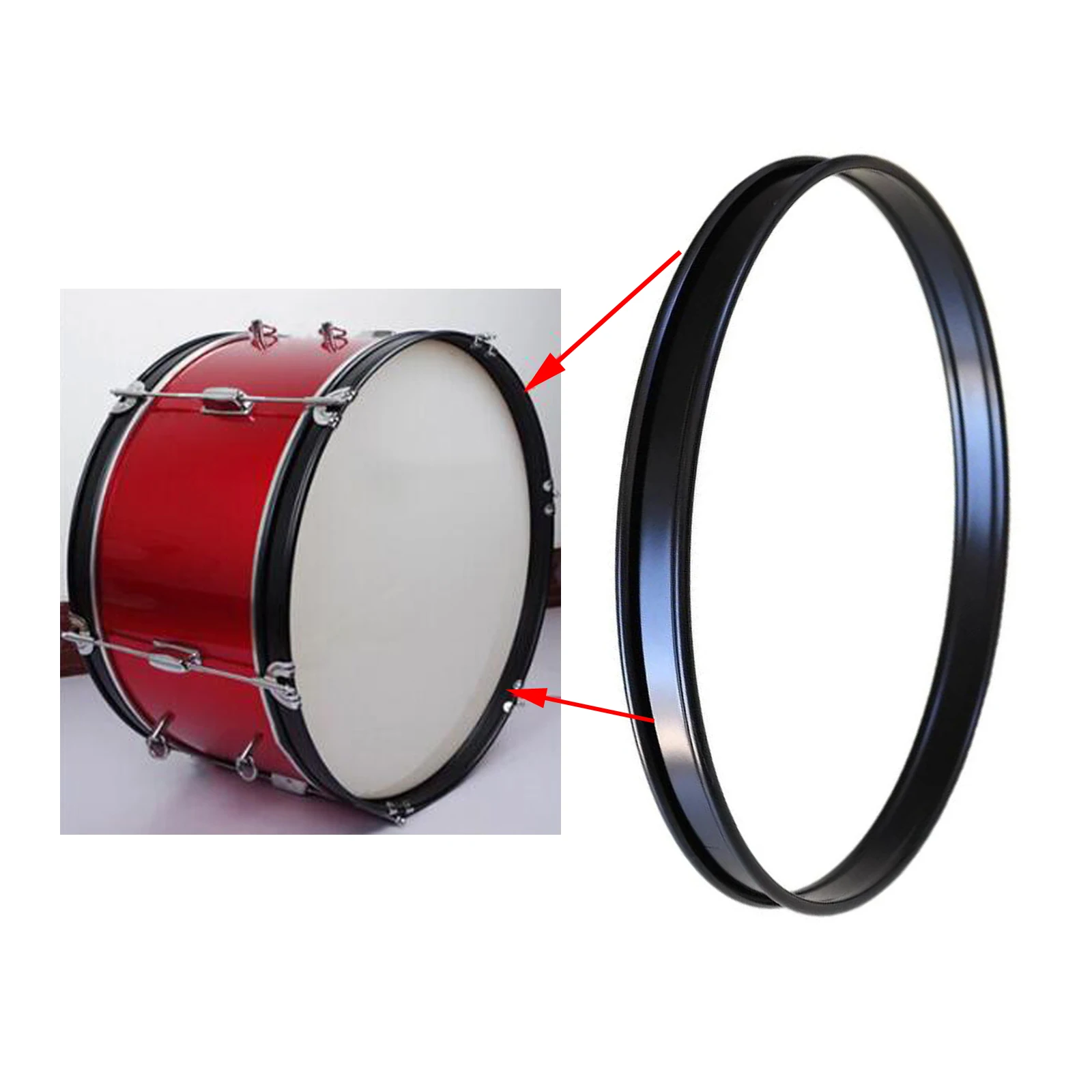 Piezas-de-Repuesto-de-instrumento-de-percusi-n-de-aro-de-tambor-Snare ...