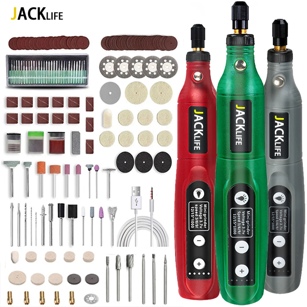USB Cordless Rotary Tool Kit Woodworking Engraving Pen DIY For Jewelry ...