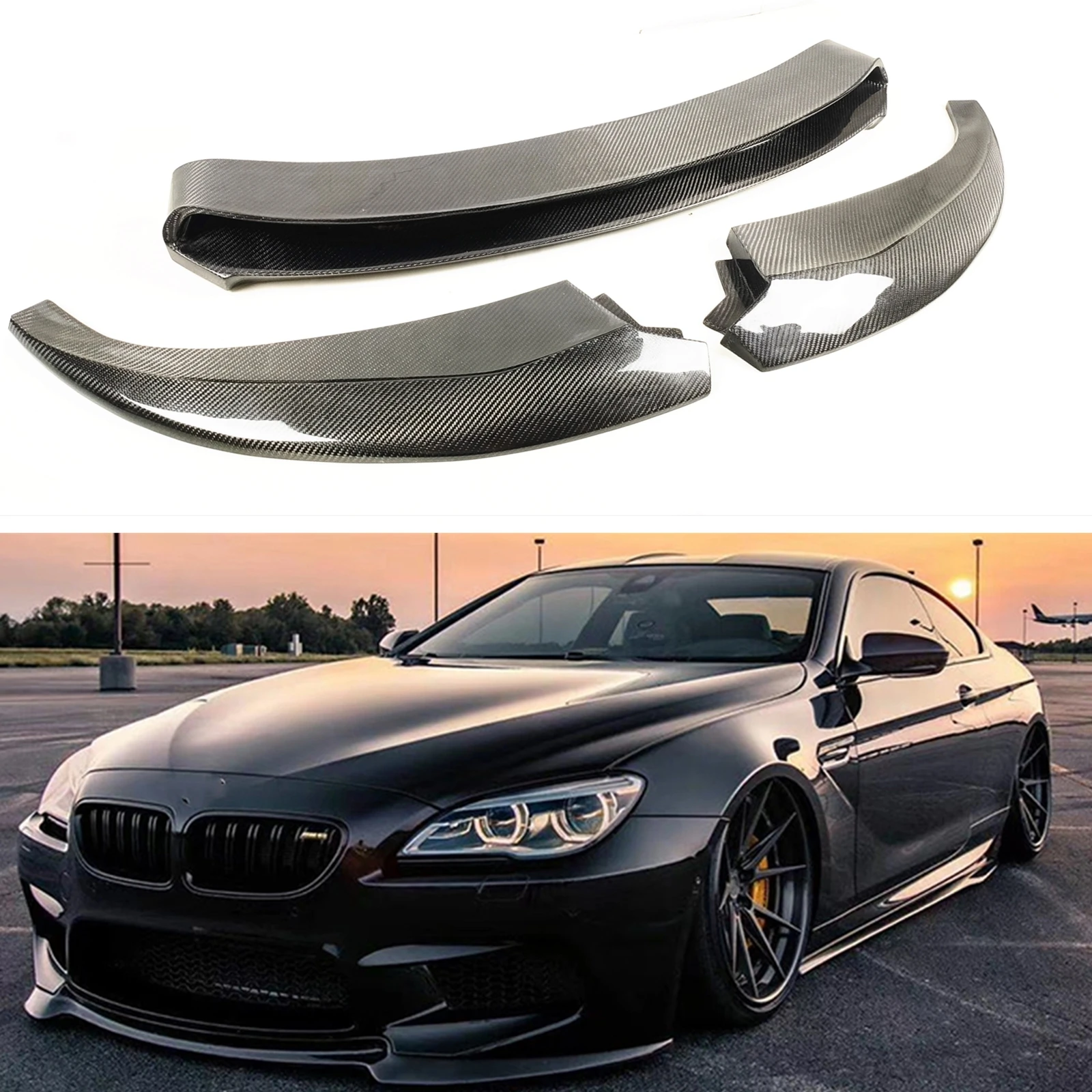 Body-Kit-For-BMW-F06-6-Series-M6-Only-2012-2017-V-Style-Front-Bumper ...