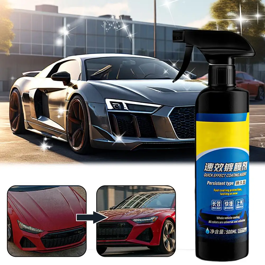 500ml Car Ceramic Nano Coating Liquid Paint Polishing Wax Waterproof ...