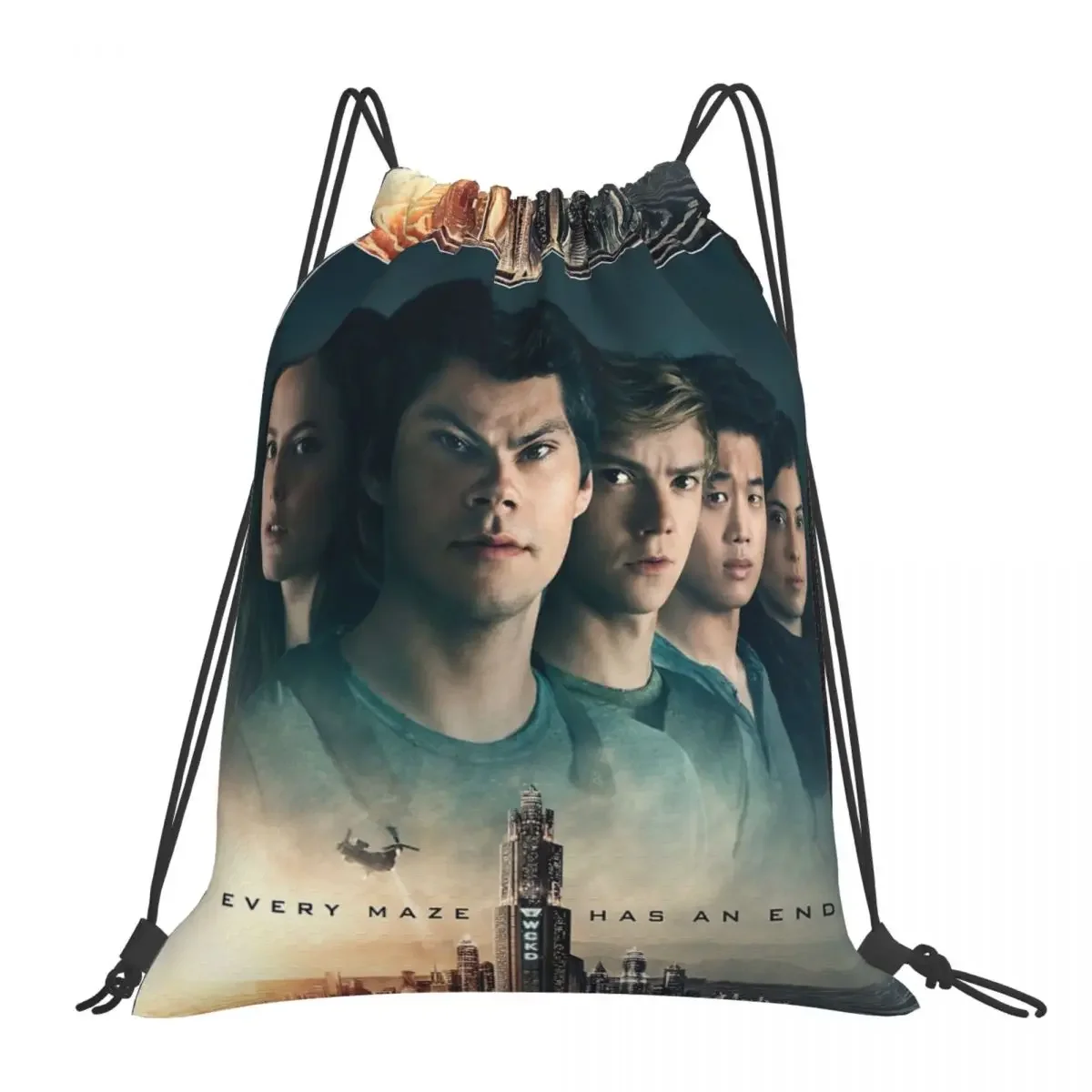 Maze-Runner-The-Death-Cure-Backpacks-Casual-Portable-Drawstring-Bags ...