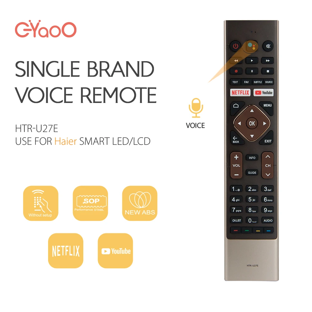 TV-Voice-Remote-Control-HTR-U27E-For-Haier-Wireless-Voice-LCD-LED-Smart ...