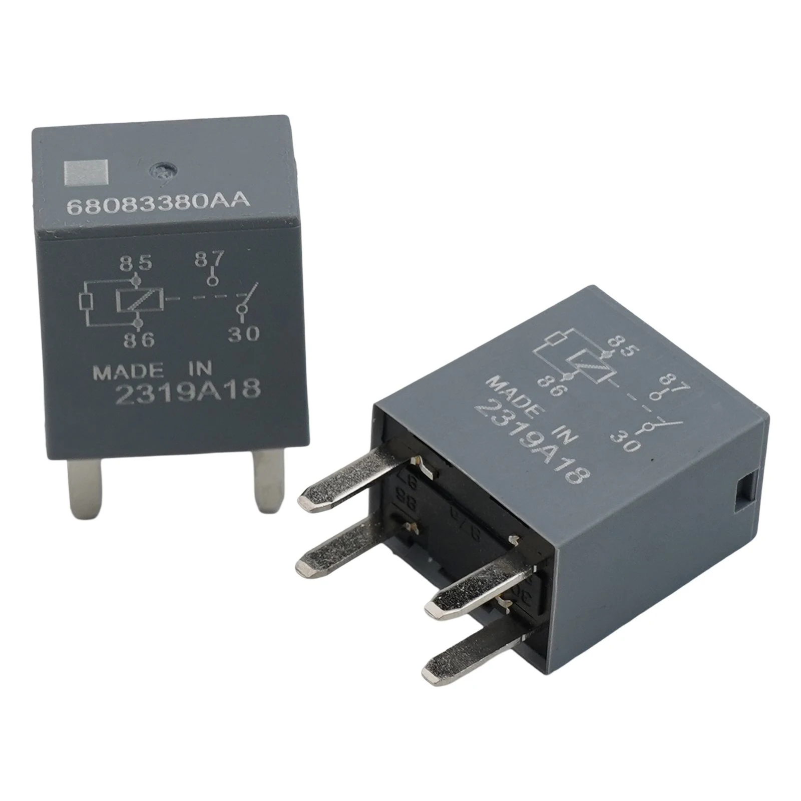 Three Pack Auto Relays (OEM No 68083380AA) Engineered to Withstand ...