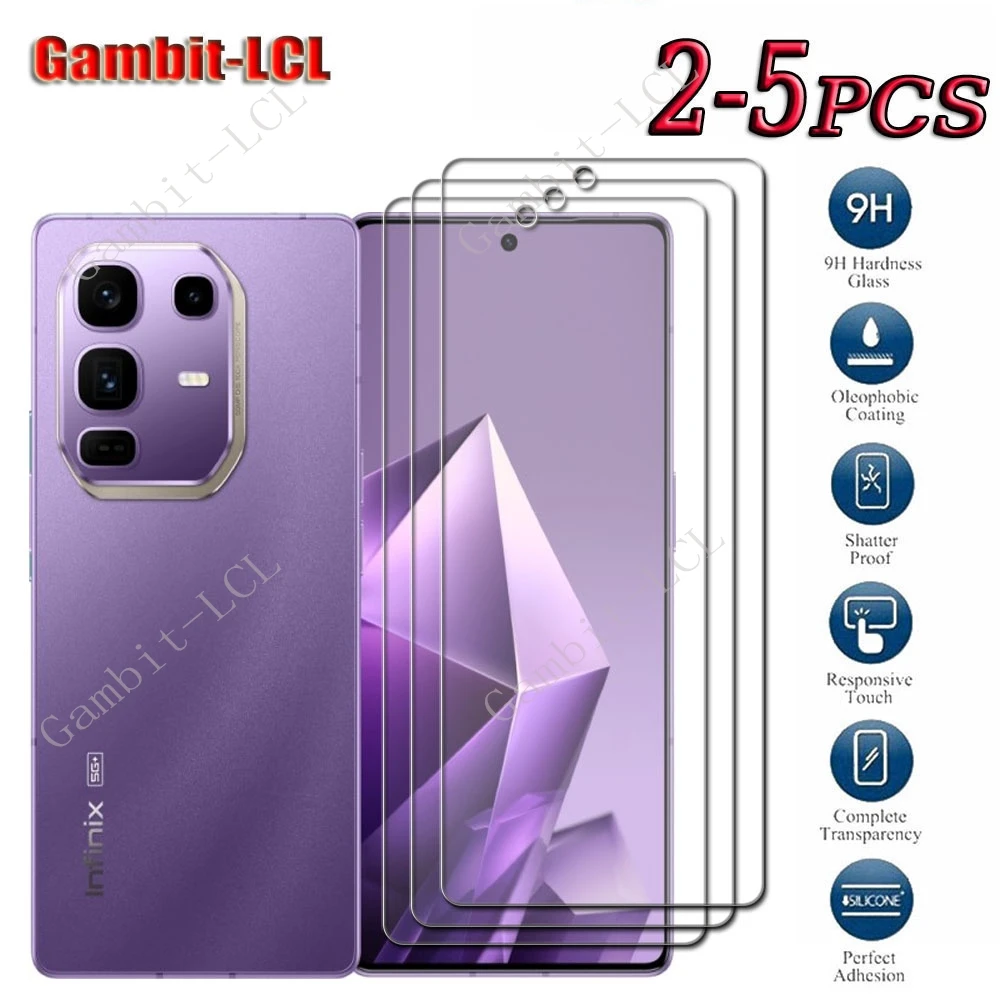 2-5PCS 9H HD Original Tempered Glass For Infinix Note 50 Pro+ 6.78 ...