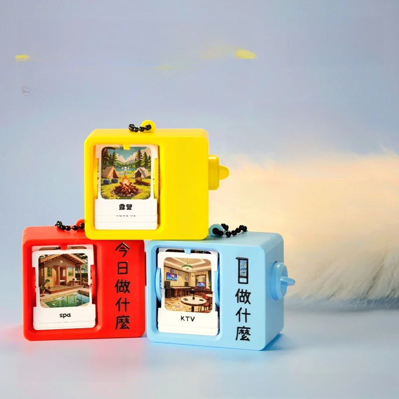 Mini Flip Book Animation Keychain Stress Relief Toy Visual Intelligence ...