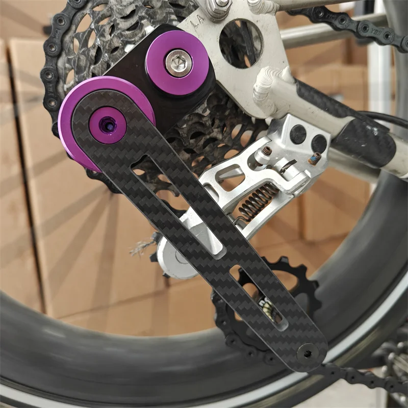 Folding-bicycle-carbon-chain-tensioner-A-C-P-Tline-for-brompton-7speed ...