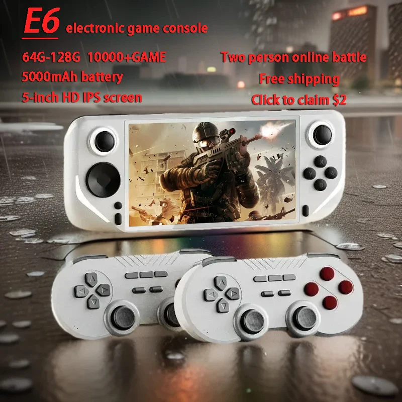 E6-Handheld-Game-Console-5-inch-Ips-Full-Screen-5000mAh-Battery-FC ...