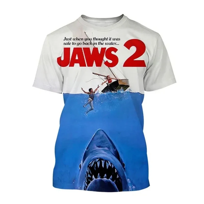 Jaws-Horror-Movie-T-Shirts-Shark-3D-Printed-Streetwear-Men-Women ...