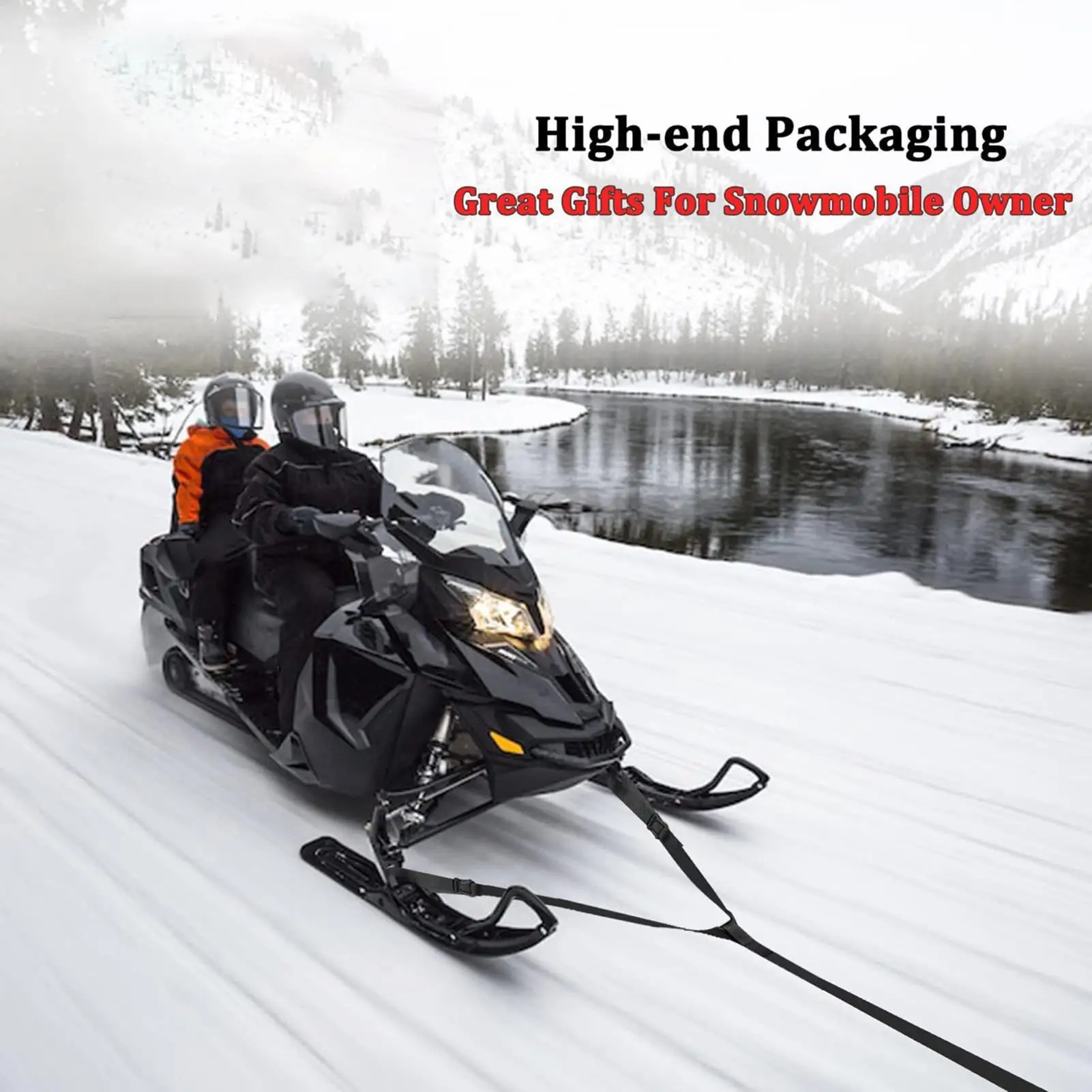 Snowmobile Tow Strap Heavy-Duty Outdoor Gear Snowmobile Recovery Towing ...