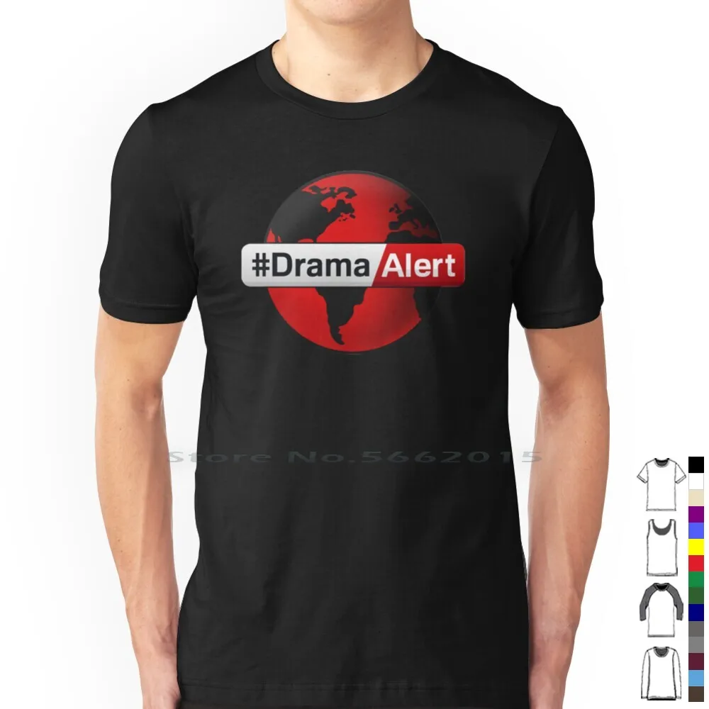 Drama-Alert-Logo-T-Shirt-100-Cotton-Drama-Alert-Dramaalert-Keemstar ...