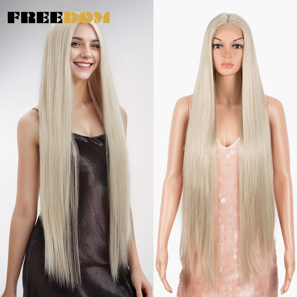 FREEDOM-Synthetic-Lace-Front-Wigs-For-Women-Straight-Hair-Synthetic ...