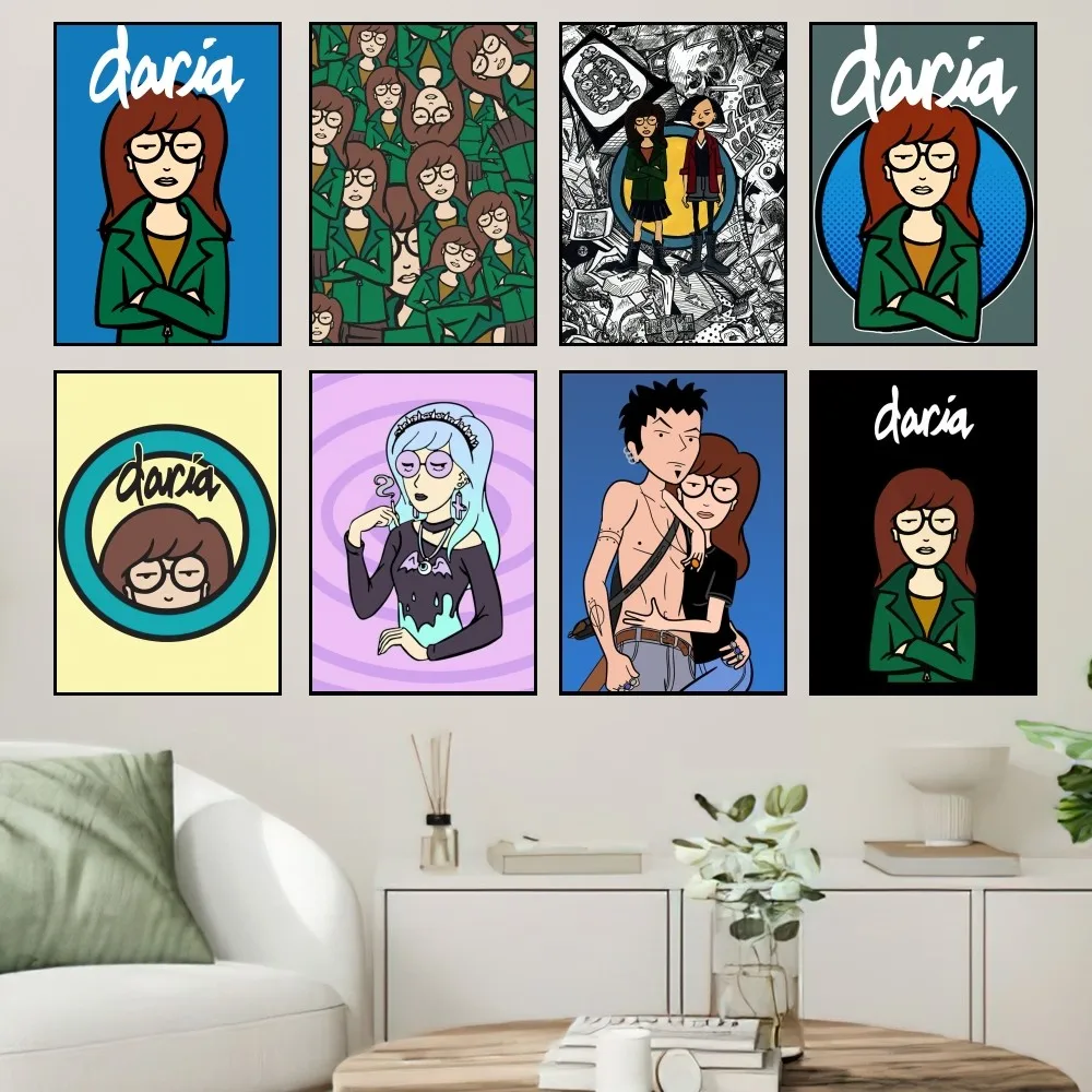 Cartoon-D-Daria-Cool-Poster-Prints-Wall-Sticker-Painting-Bedroom-Living ...