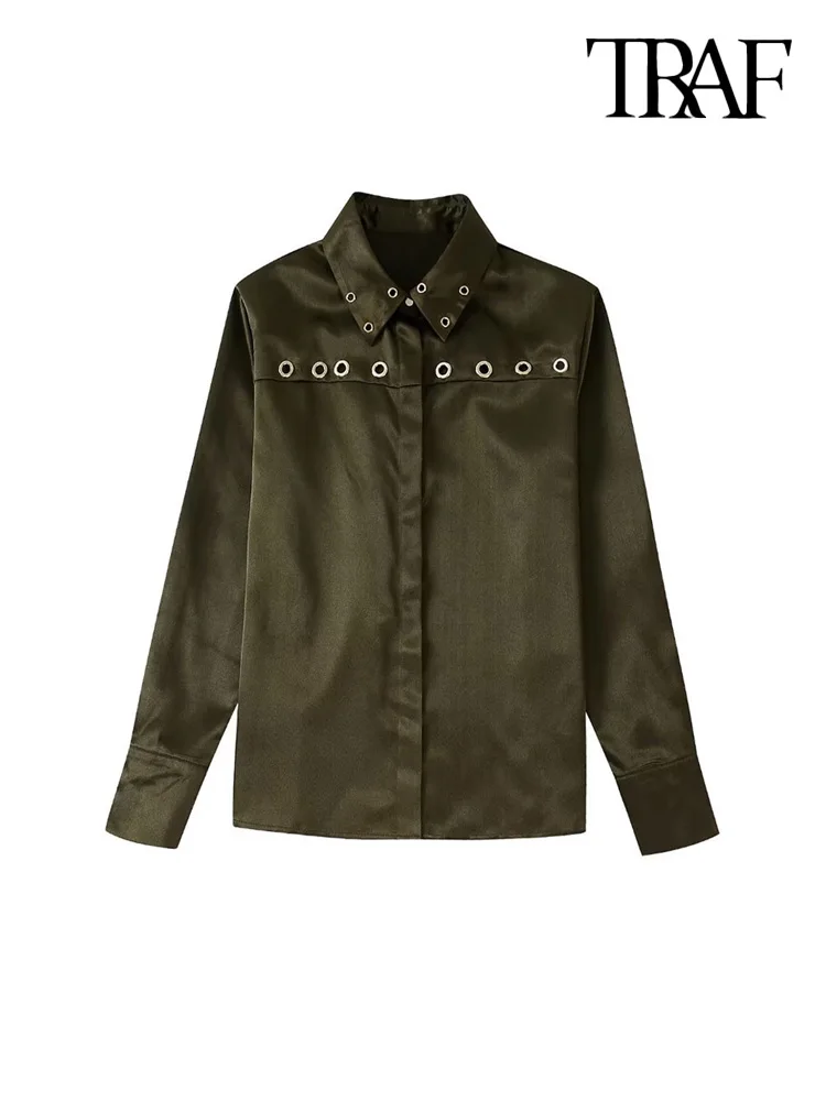 Traf Women Chic Fashion | Traf Zara Shirt Women | Loose Blouse Traf ...