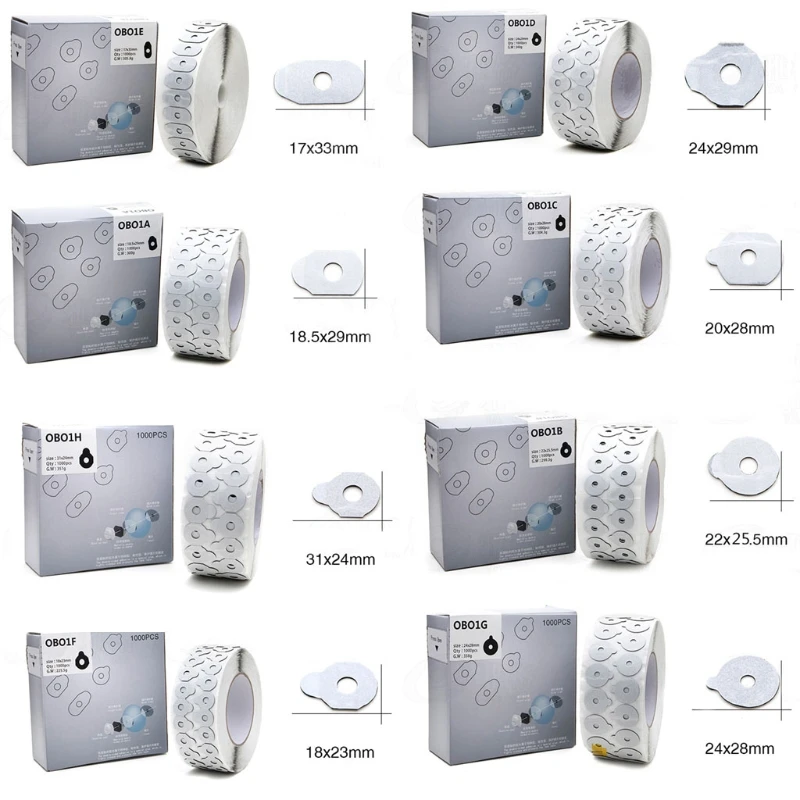 1000pcs-roll-Optical-Lens-Processing-Non-slip-Double-sided-Stickers ...