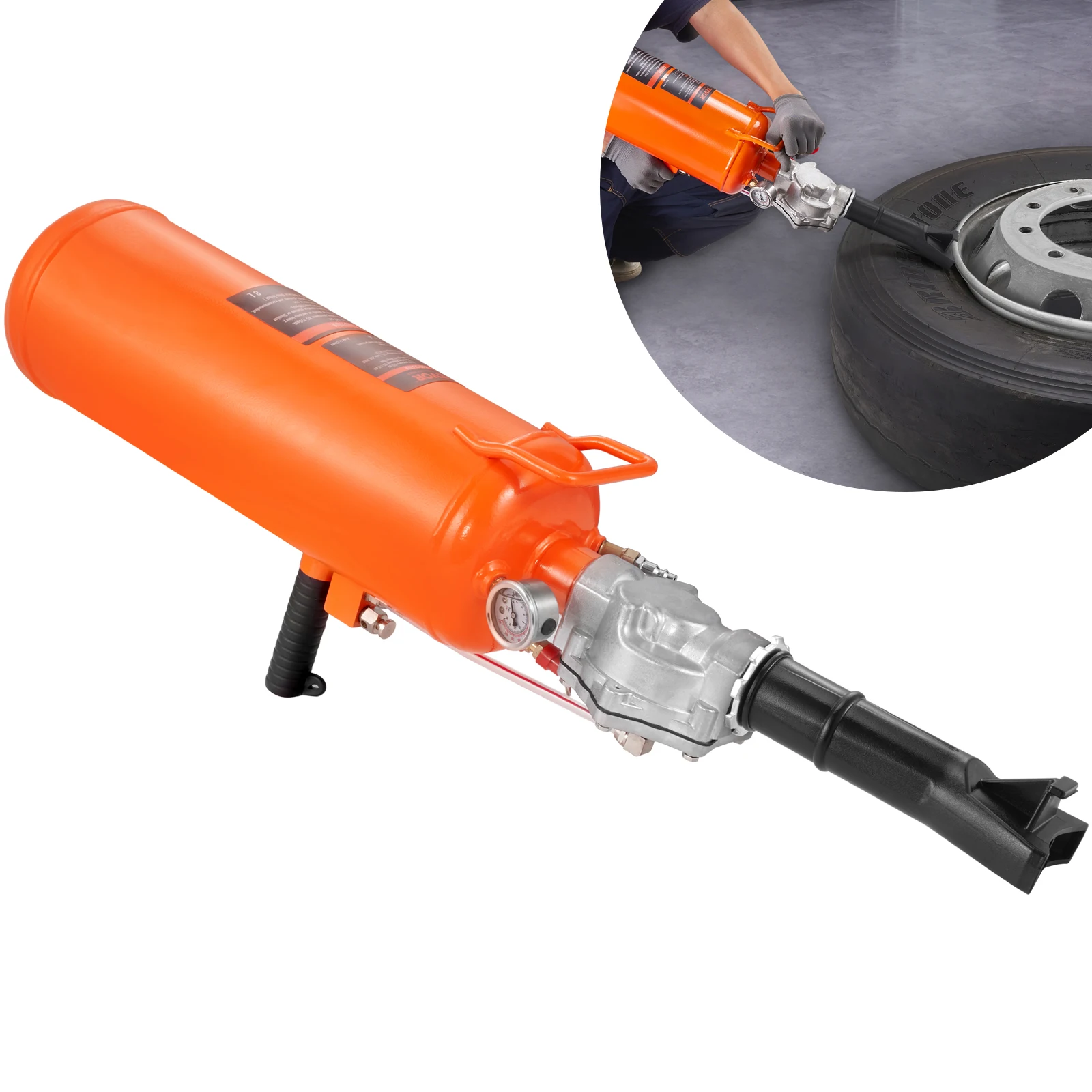 SucceBuy Tire Bead Seater 8L Air Tire Bead Blaster 120 PSI Handheld ...