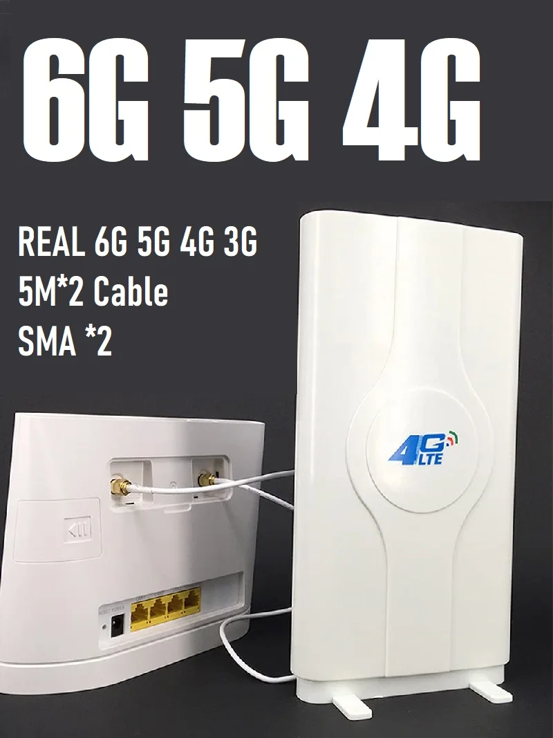 هوائي اتجاهي خارجي أصلي لسطح المكتب ، هوائي خارجي وداخلي ، مودم Huawei ، 6G ، 5G ، 4G LTE ، Mimo ...