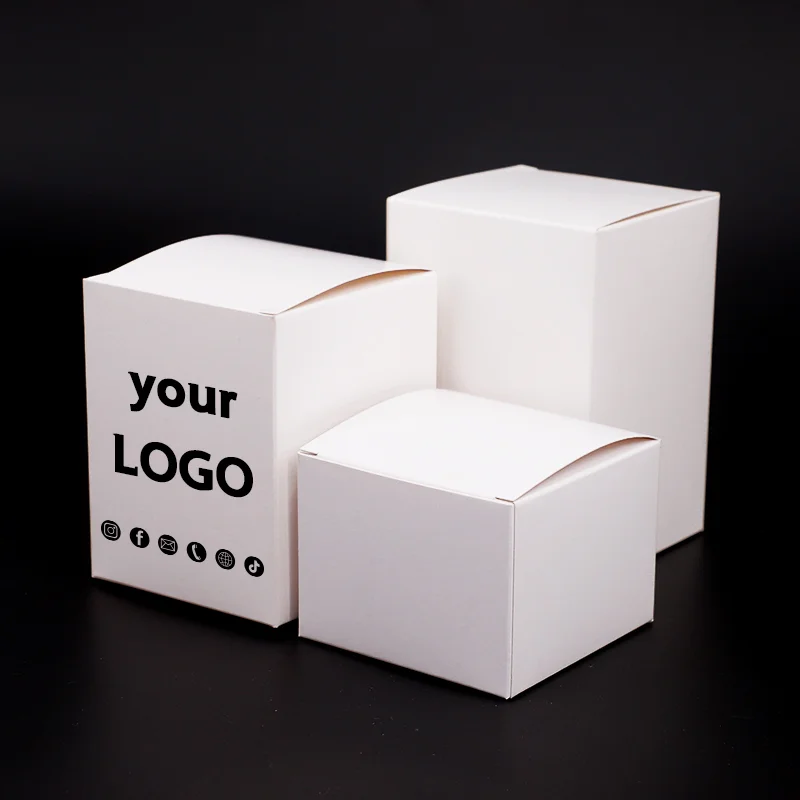 50pieces small box essential oil packaging box rectangular perfume ...