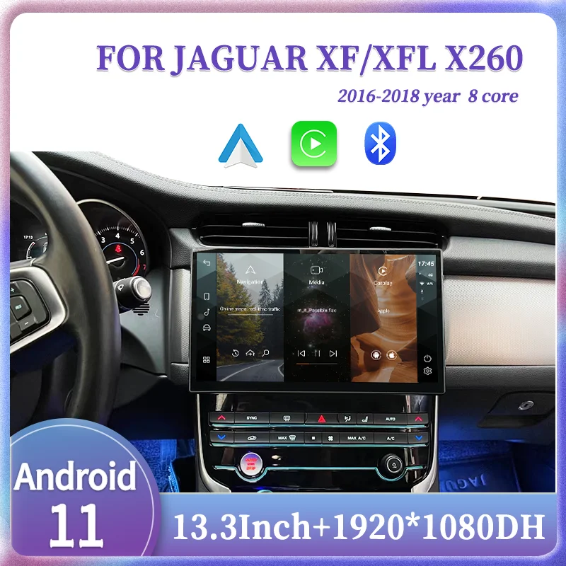 13-For-Jaguar-XF-XFL-X260-2016-2018-Android-11-GPS-Radio-Multimedia ...