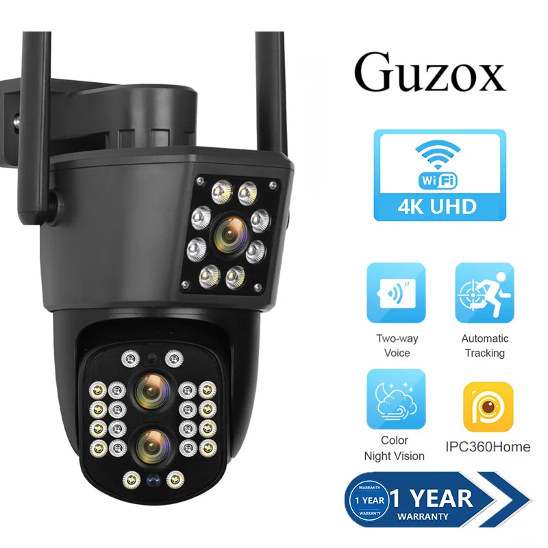 Kamera-keamanan-WiFi-luar-ruangan-layar-ganda-4K-8MP-tiga-lensa-PTZ-10X ...