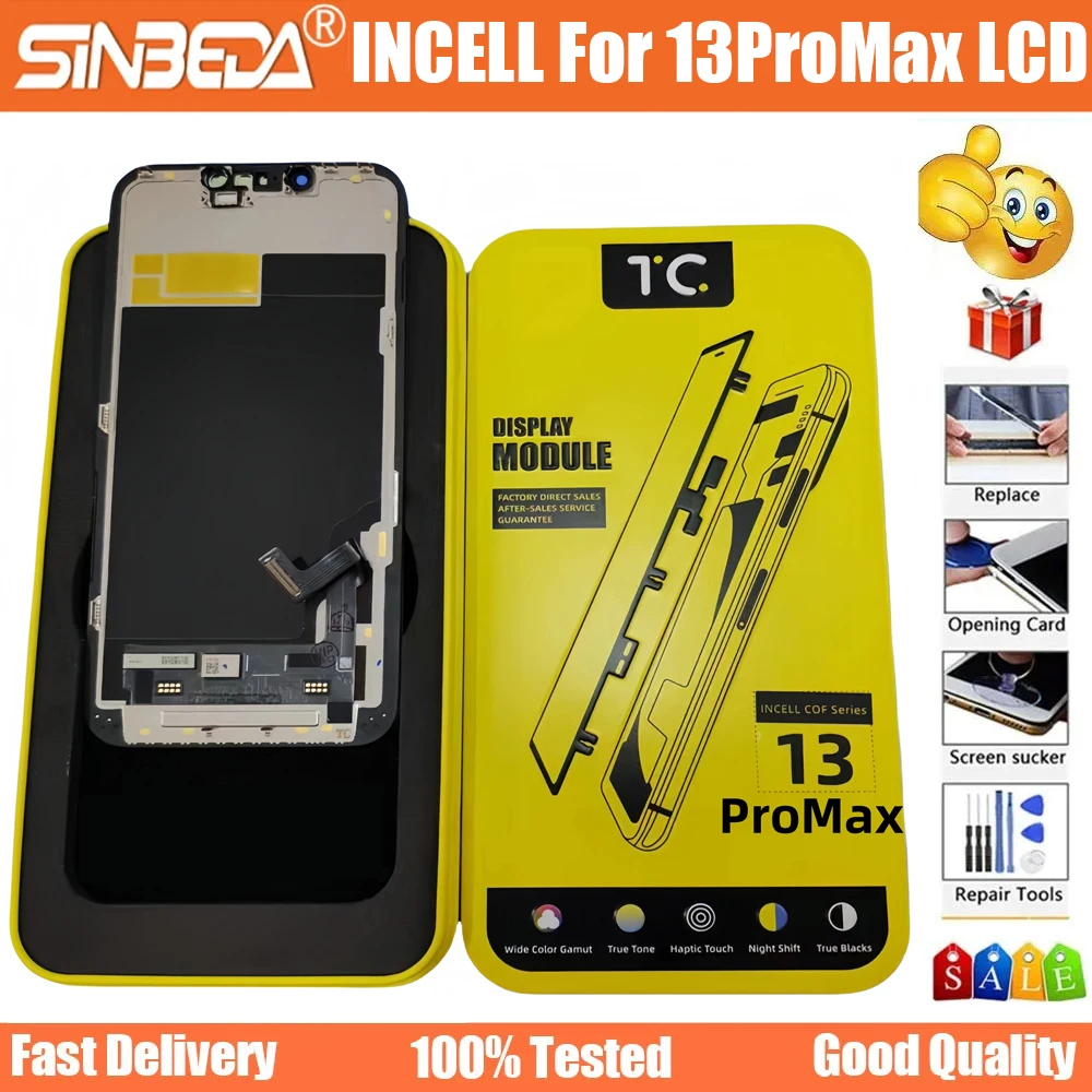 For iphone 13 pro max screen replacement With/No IC Chip incell For ...