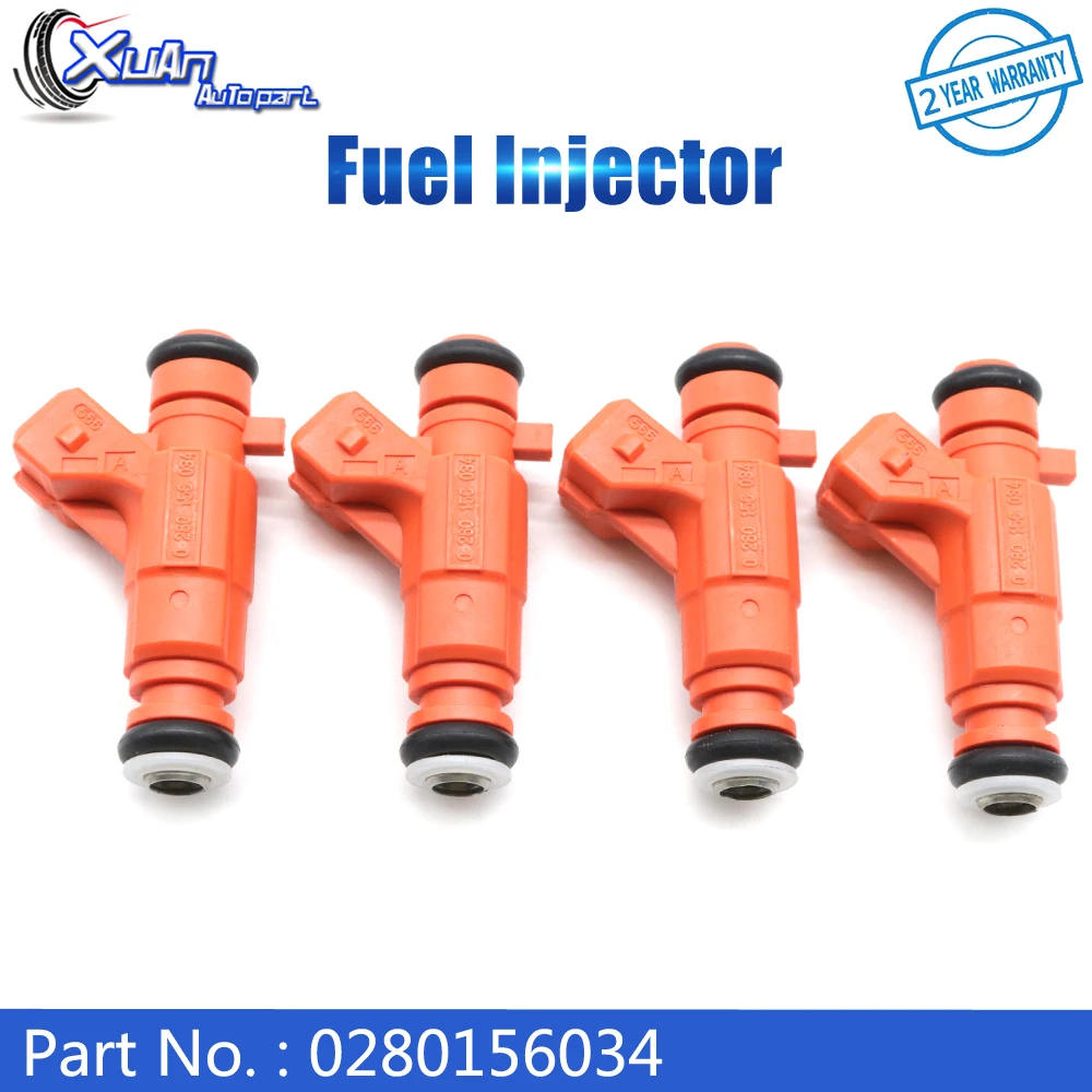 XUAN-4pcs-Lot-Fuel-Injectors-Nozzle-0280156034-for-Citroen-C2-C3-Xsara ...