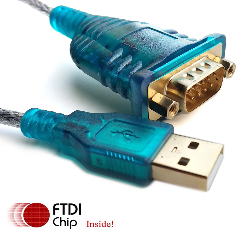 FTDI-Cabo-Adaptador-Serial-FT232R-DB9pin-para-USB-RS232-US232R-10-Chipi ...
