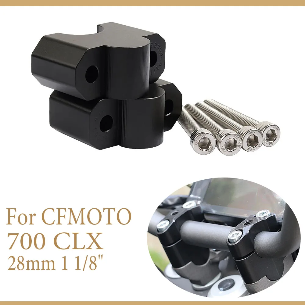 Motorcycle-Clamp-Handlebar-Riser-Bar-Mount-for-CFMOTO-700-CLX-700 ...