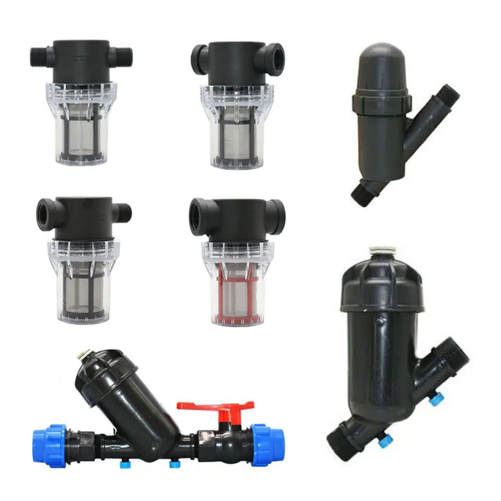 1/2 3/4 1 1.2 1.5 2 Inch Thread Irrigation Filter 80 120 200 Mesh ...