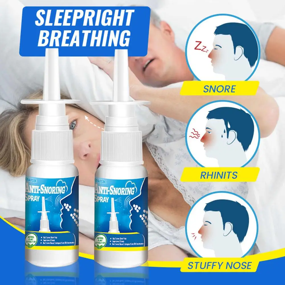 30ML-Anti-Snoring-Spray-Stop-Snore-Throat-Relief-Sleeping-Easier-Cold ...