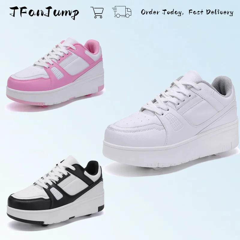 Roller-Skate-Shoes-Kids-Snickers-With-Wheels-Children-Rollerskates ...