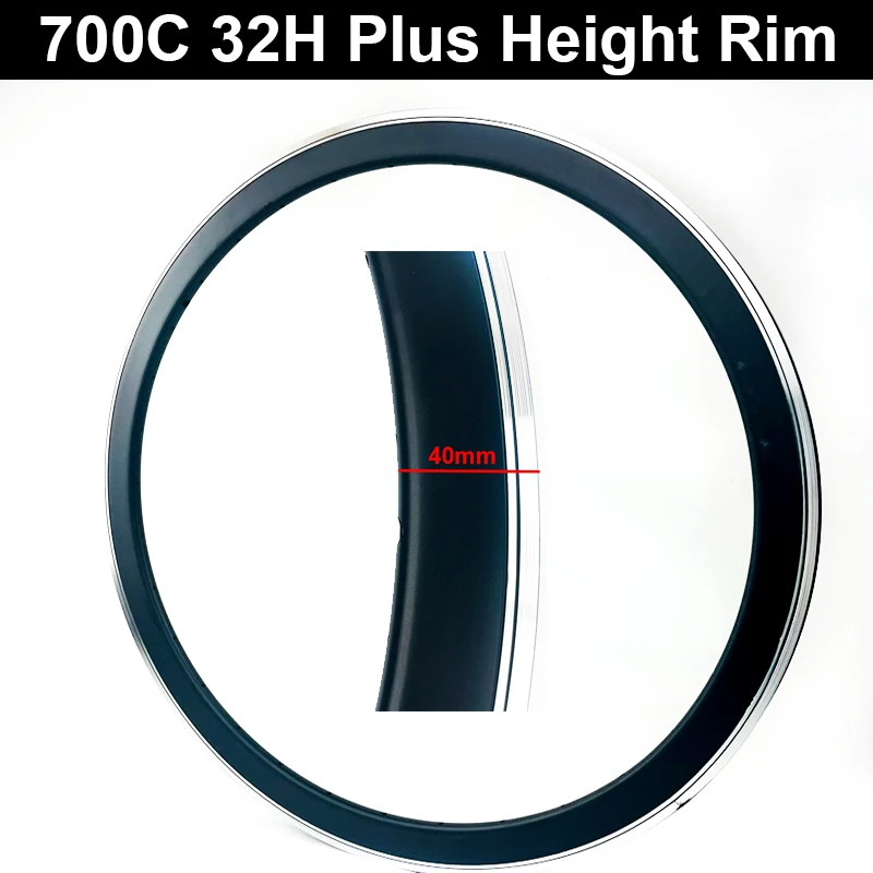 2-Pcs-700C-32-Hole-Bicycle-Rim-Three-layer-Thickened-Road-Bike-V-Brake ...