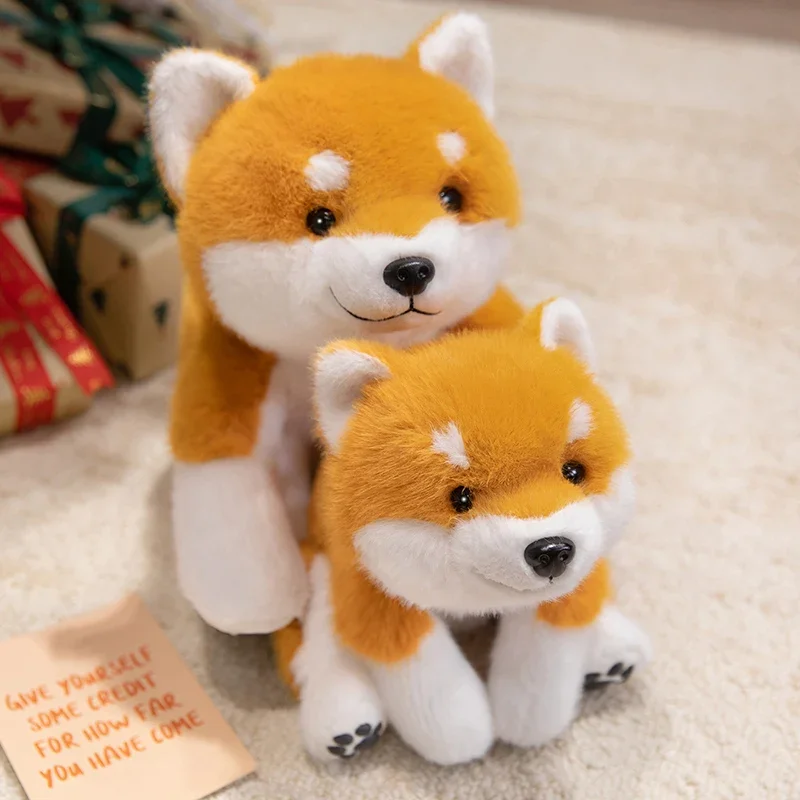 Cute Akita Dog Plush Toy Soft Shiba Inu Puppy Stuffed Animal Dolls ...