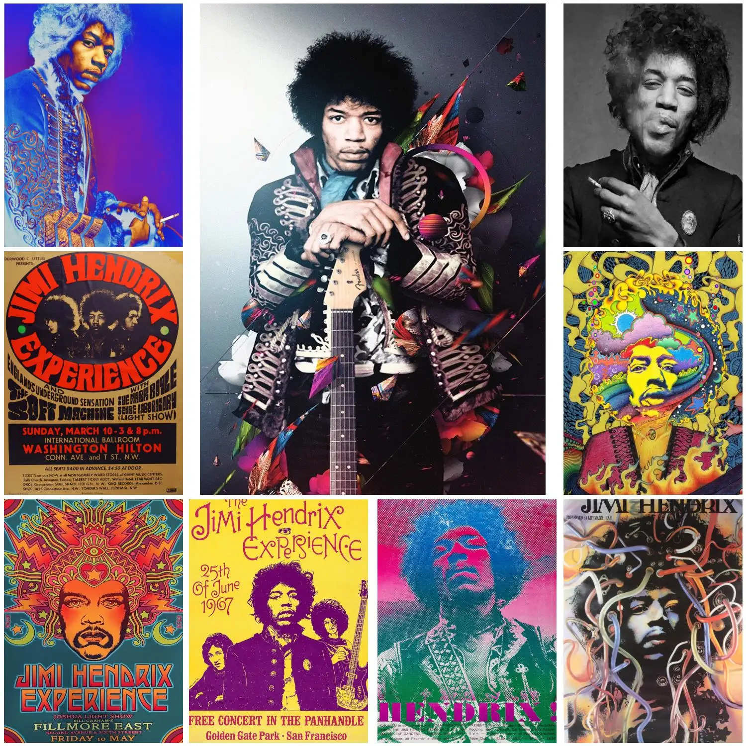 Jimi Hendrix Experience Poster