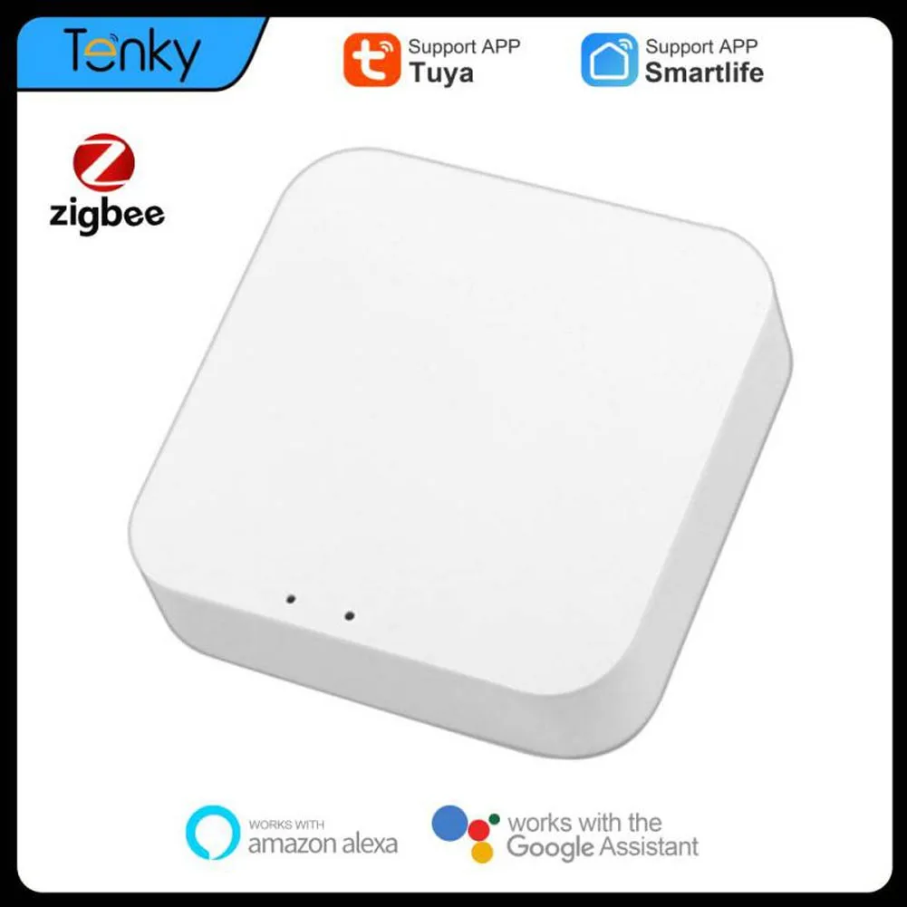 Tuya Multi mode Smart Gateway ZigBee 3.0 Bluetooth compatible Mesh Hub Smart Home Control Work ...