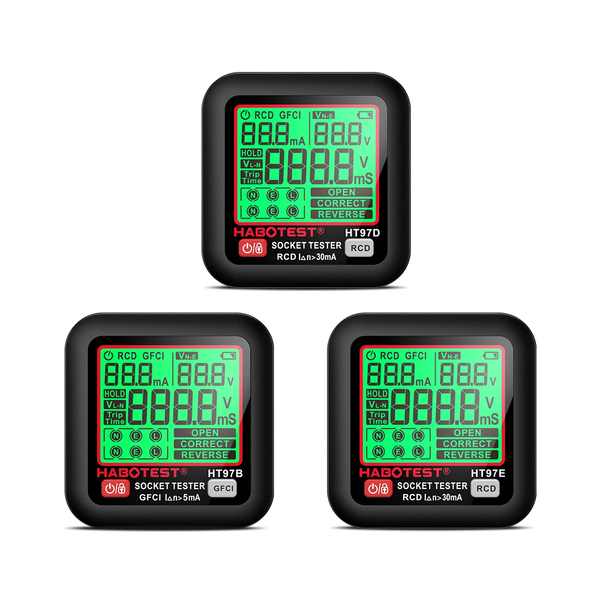 HT97-Socket-Tester-Pro-Voltage-Test-LCD-Digital-Outlet-Socket-Detect-US ...